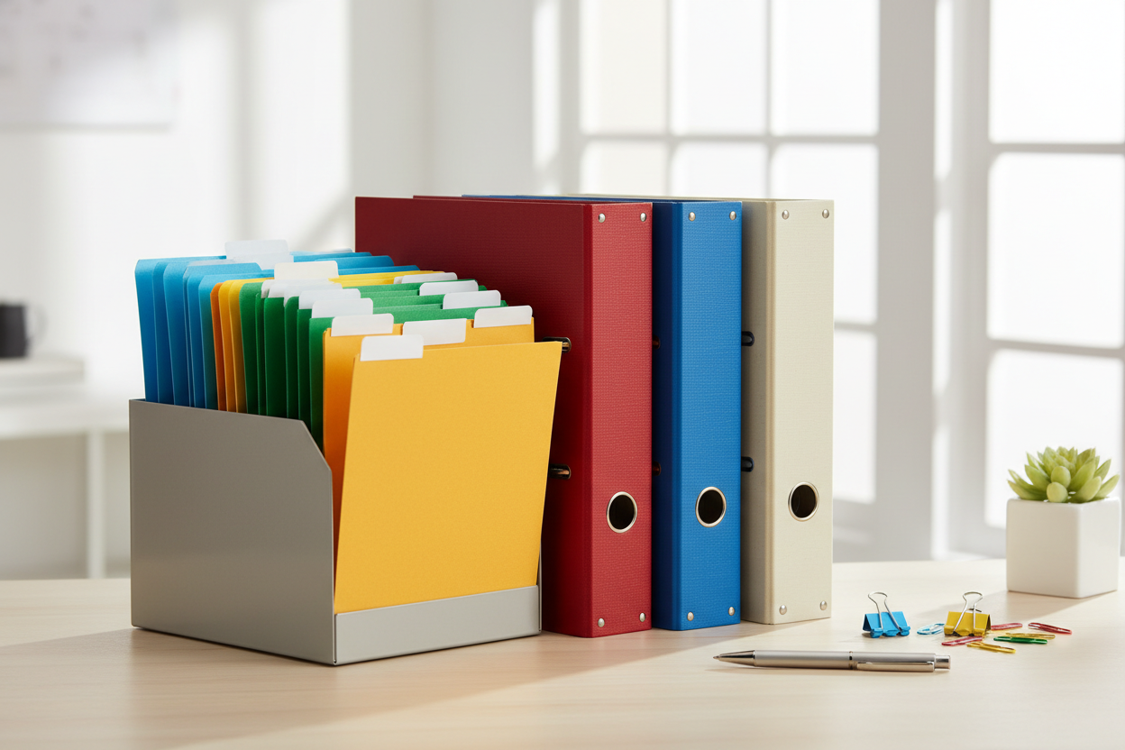 Folders & Binders - Office Organization Supplies - DJ-PPS-Stationery